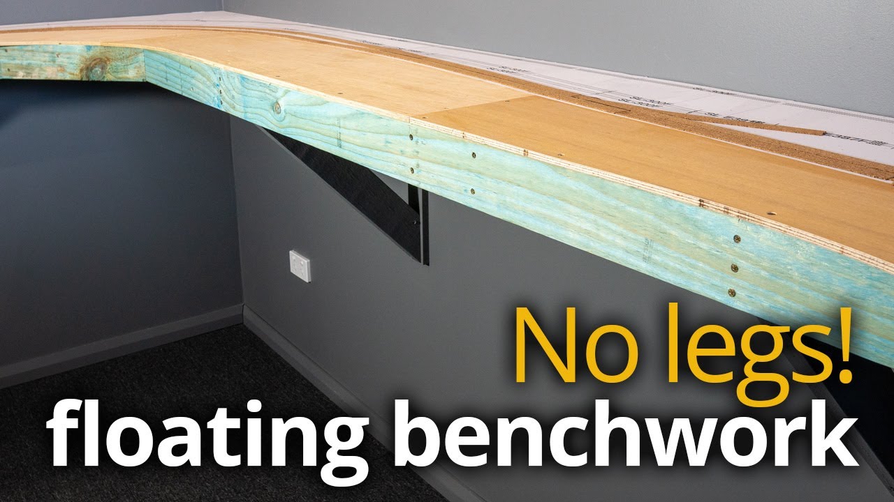 How to build strong benchwork for your model railway - no legs! - YouTube
