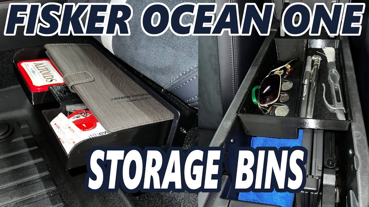 Fisker Ocean One - Storage Bins - YouTube