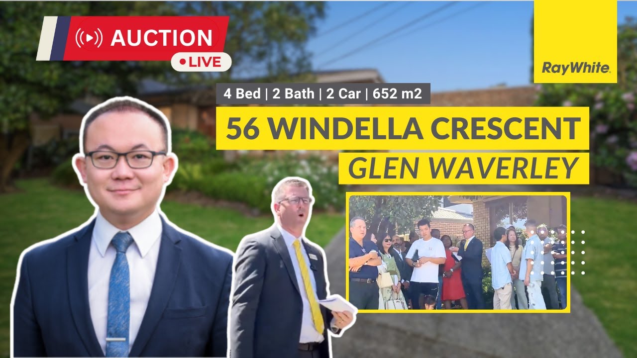 Live Auction @ 56 Windella Crescent, Glen Waverley - YouTube
