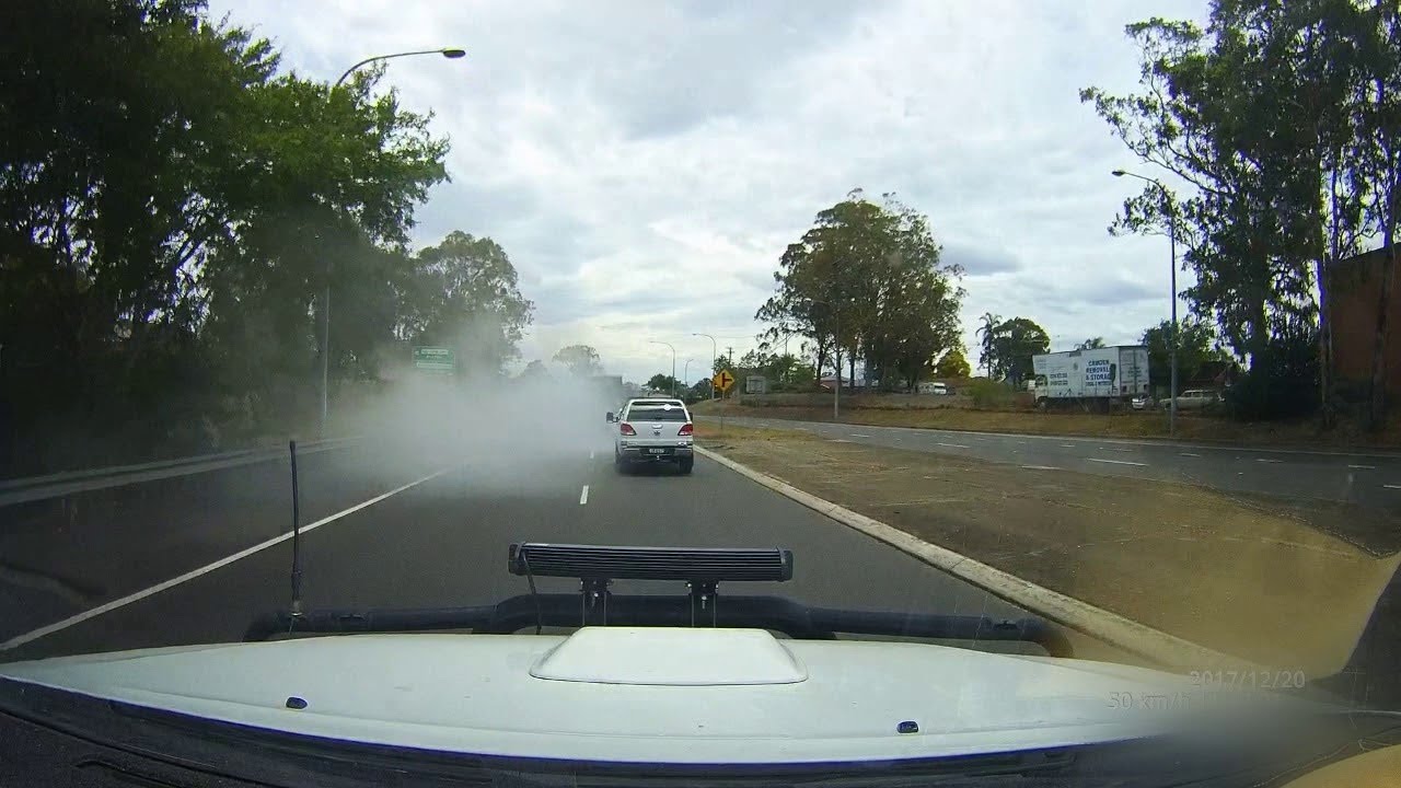 Car Disappears in Cloud of Smoke || ViralHog - YouTube
