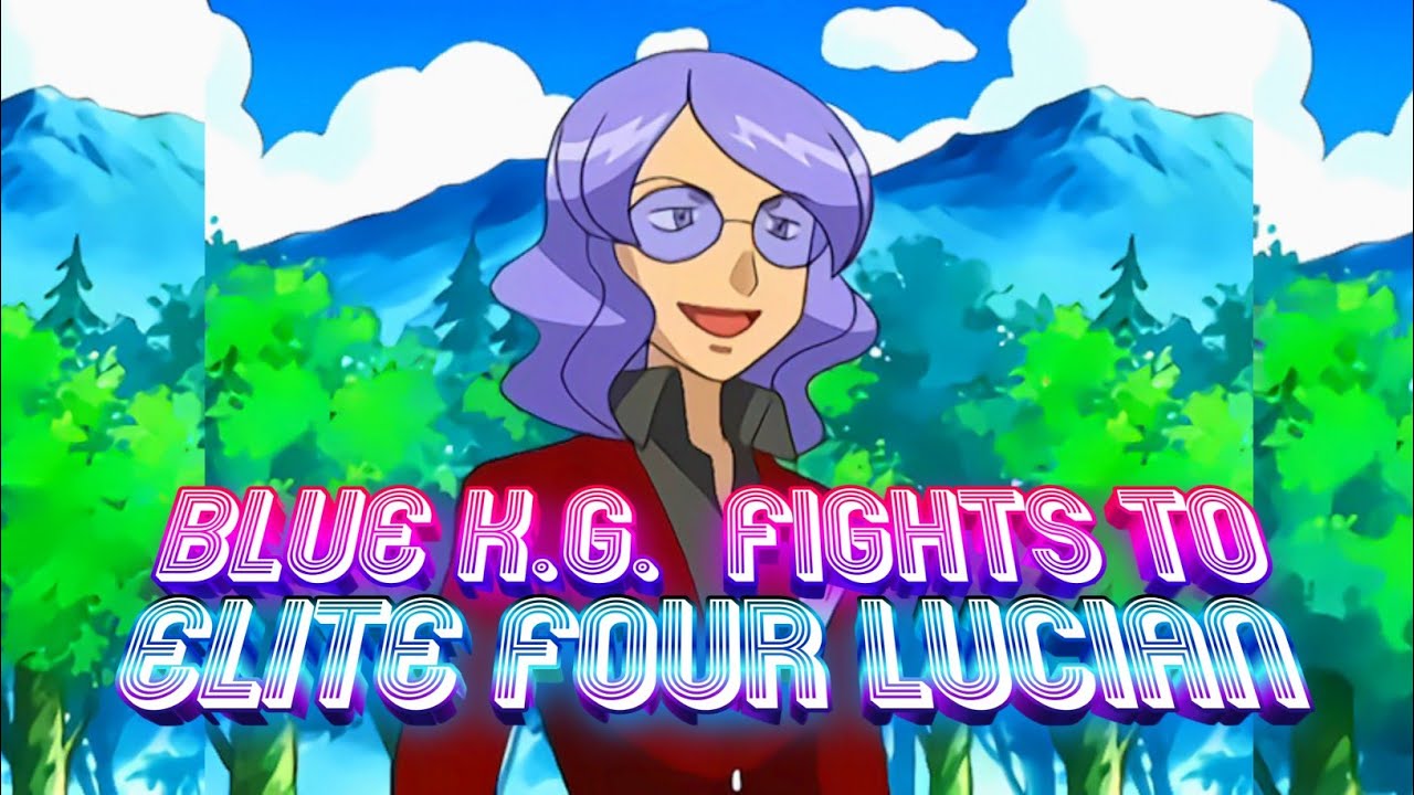Let's play pokemon Platinum version gameplay Elite four Lucian - YouTube