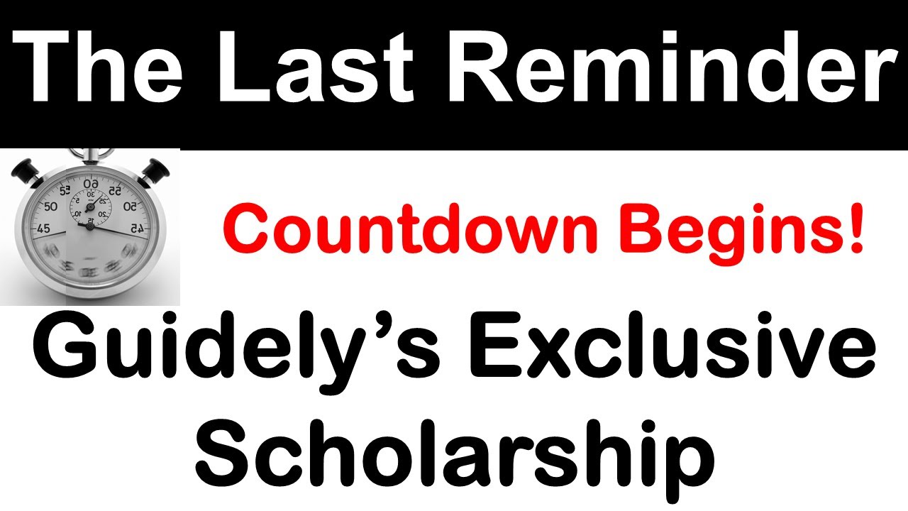 Last Minute Reminder! - YouTube