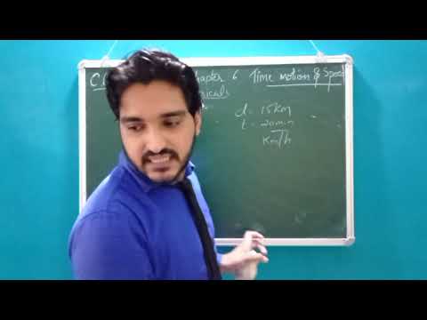 Class 7 Science Ch.6 Time Motion and Speed Numericals - YouTube