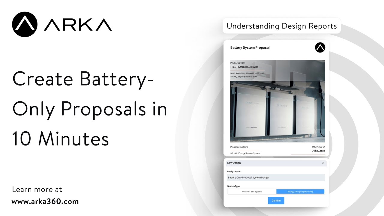 Create Battery Only Proposals in 10 Minutes - YouTube