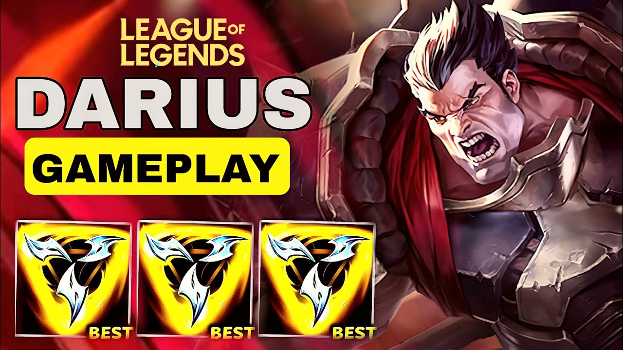 LEAGUE OF LEGENDS DARIUS GAMEPLAY | LOL DARIUS - YouTube