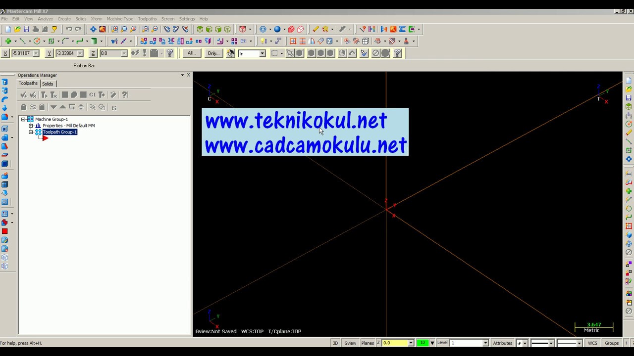 Mastercam CAD/CAM Temel Eğitimleri - YouTube