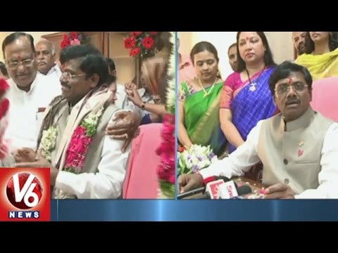 G Vivekanand Speech After Taking Charge As Adviser Of Telangana Govt ...