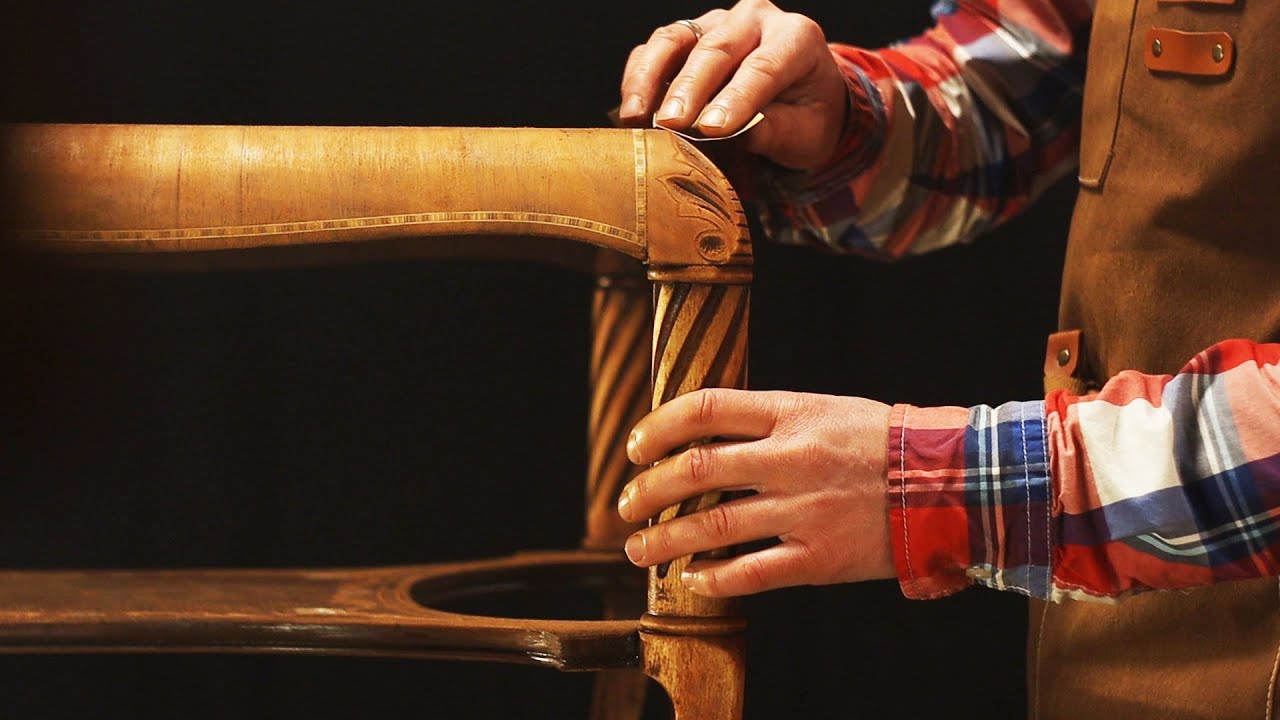 Behind the Varnish: The Inlaid Table Makeover. - YouTube