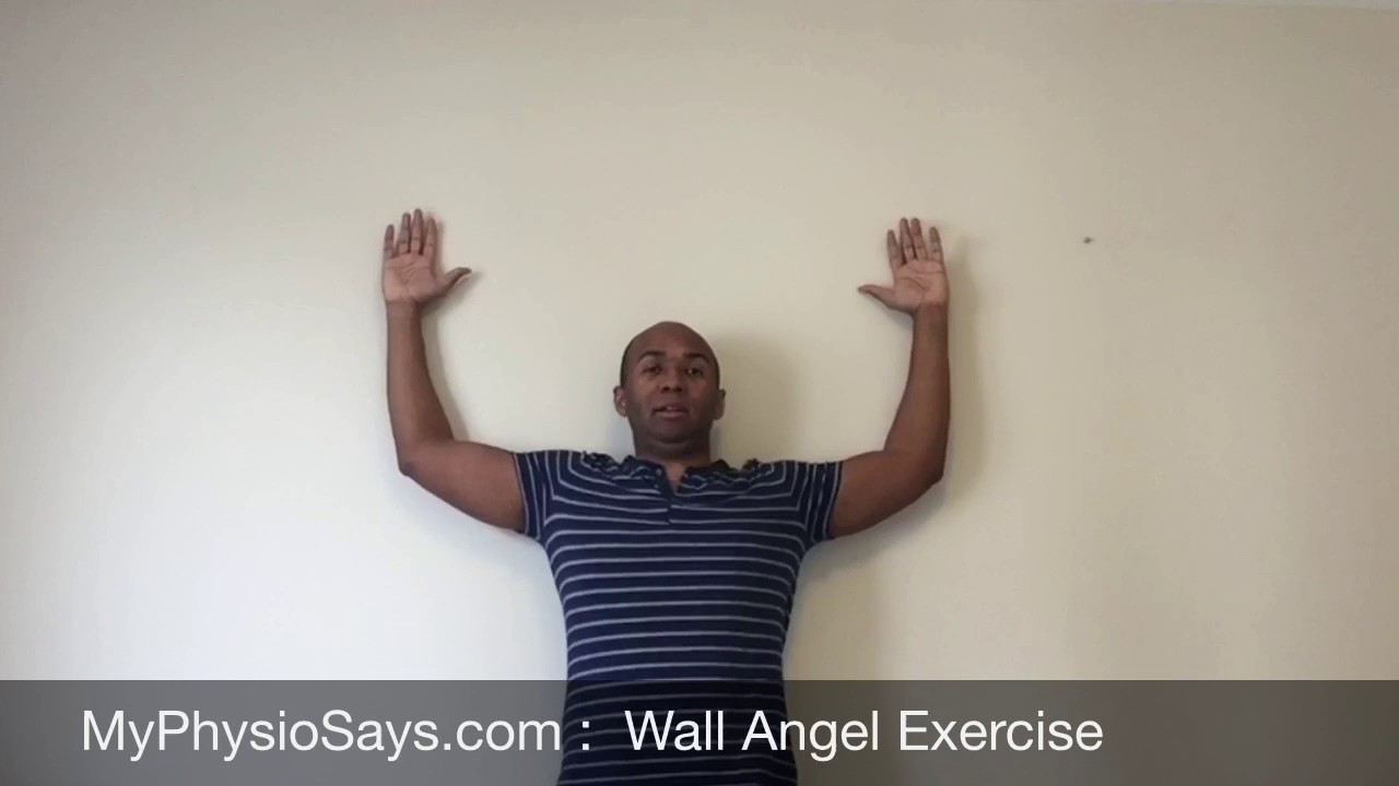 Wall Angel Exercise - YouTube