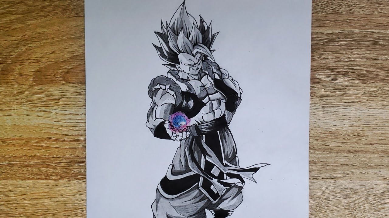How to Draw Gogeta God Slayer | Dragonball | Anime drawing - YouTube