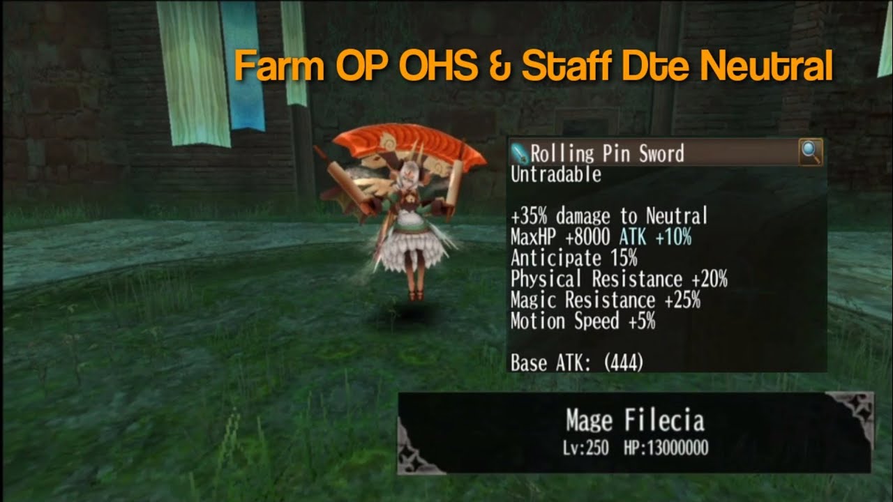 Toram Online - New White Day Event boss "Mage Filecia" - YouTube