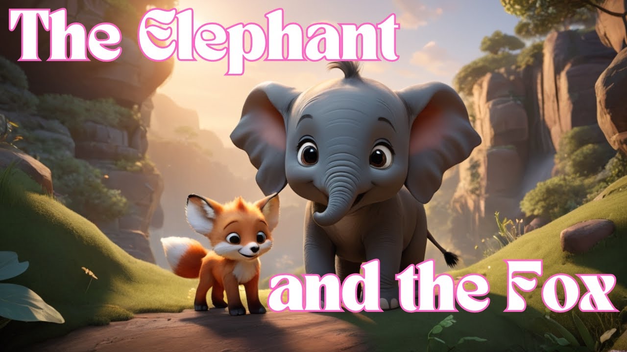 The Elephant and the Fox | Moral Story | English Cartoon | English ...