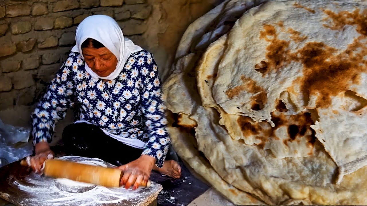 Nomadic Life: Cooking traditional bread (LAWASH BREAD) | NOMADIC RURAL ...