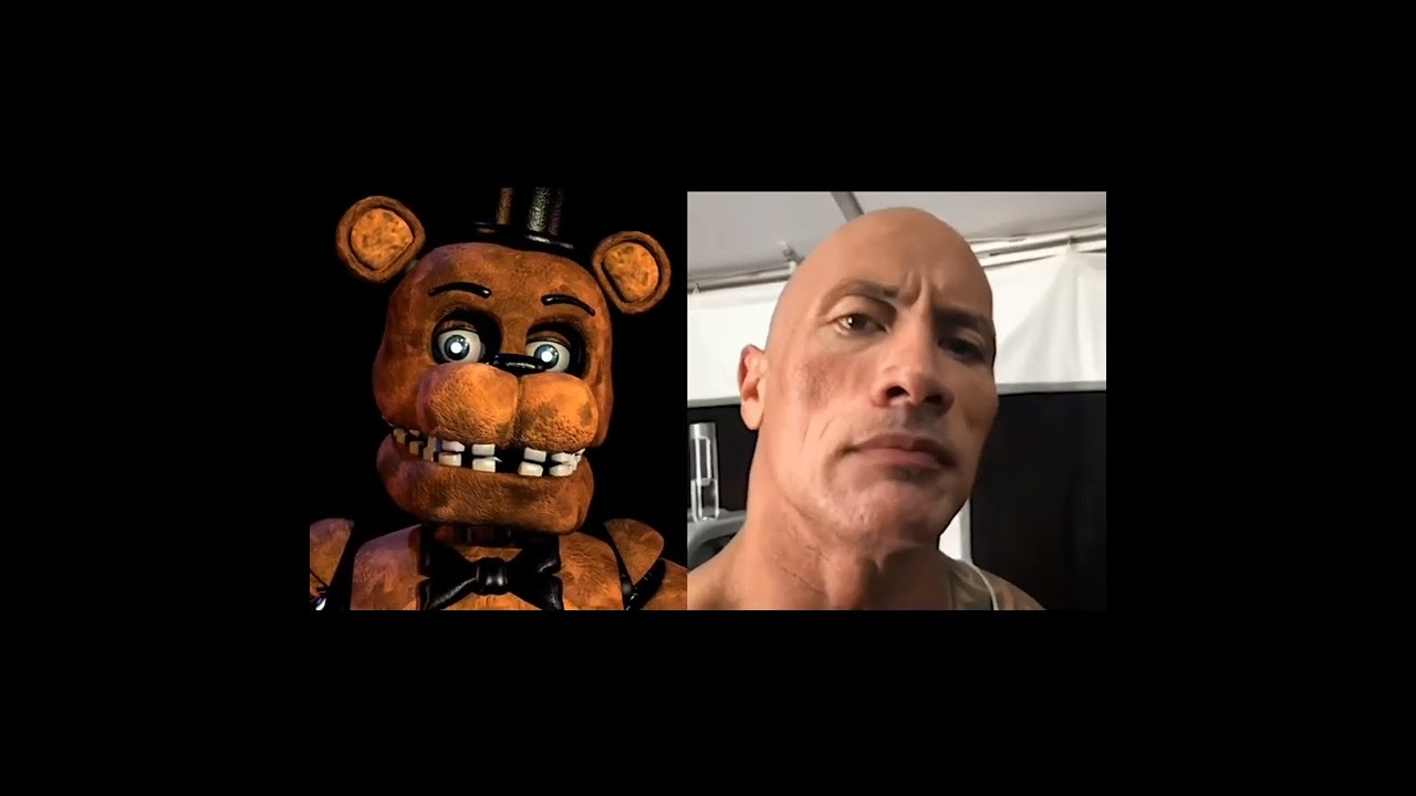 The Rock vs Freddy Eyebrow Who is Best ? - YouTube