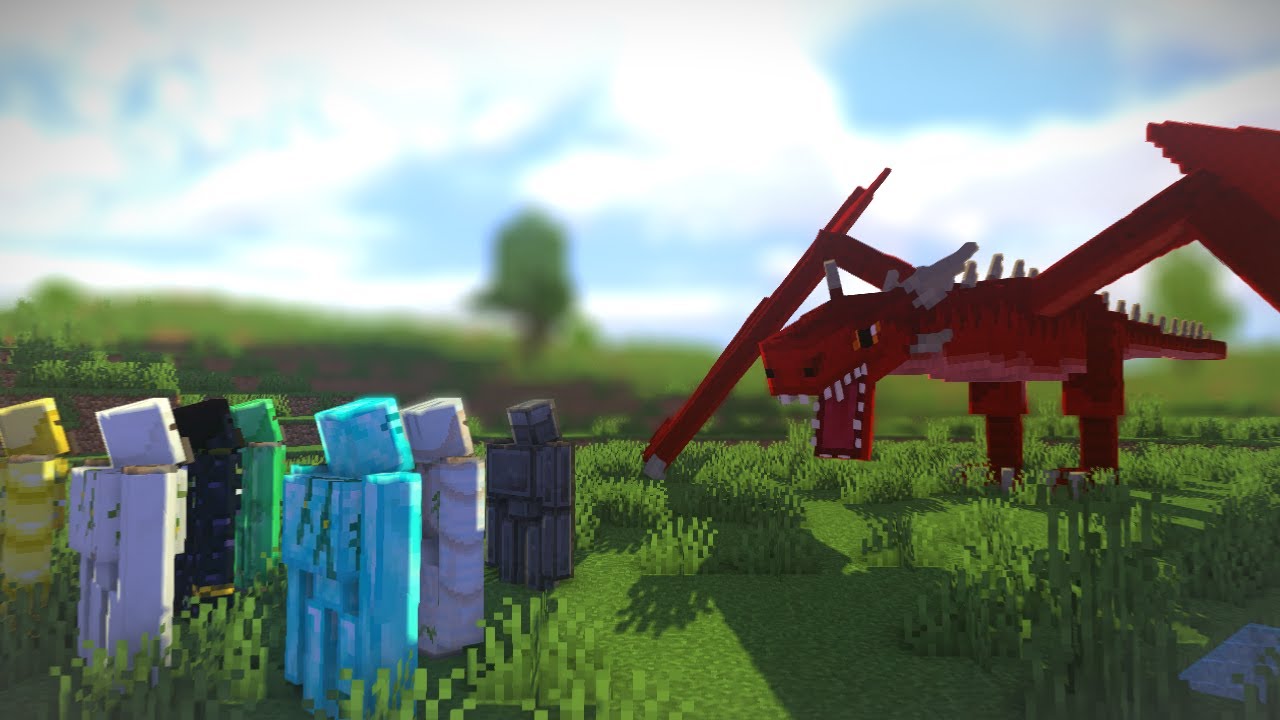 Fire Dragon (Ice And Fire Mod) vs Team Extra Golems - Minecraft Mob ...