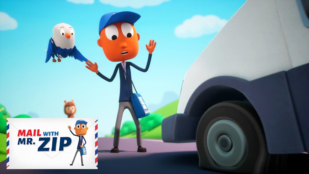 Flat Tire Song! What Will the Mailman Do?! | @MailWithMrZIP Fun Mailman ...