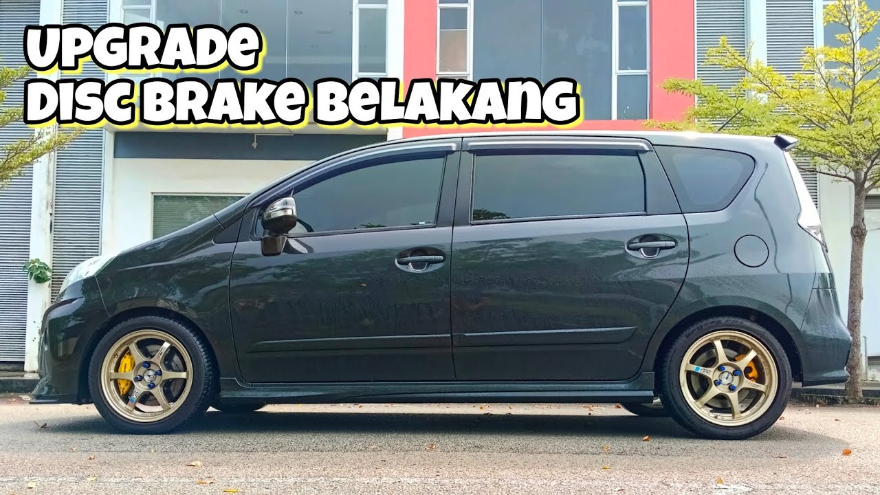Alza Upgrade Disc Brake Belakang Caliper alih ke belakang - YouTube