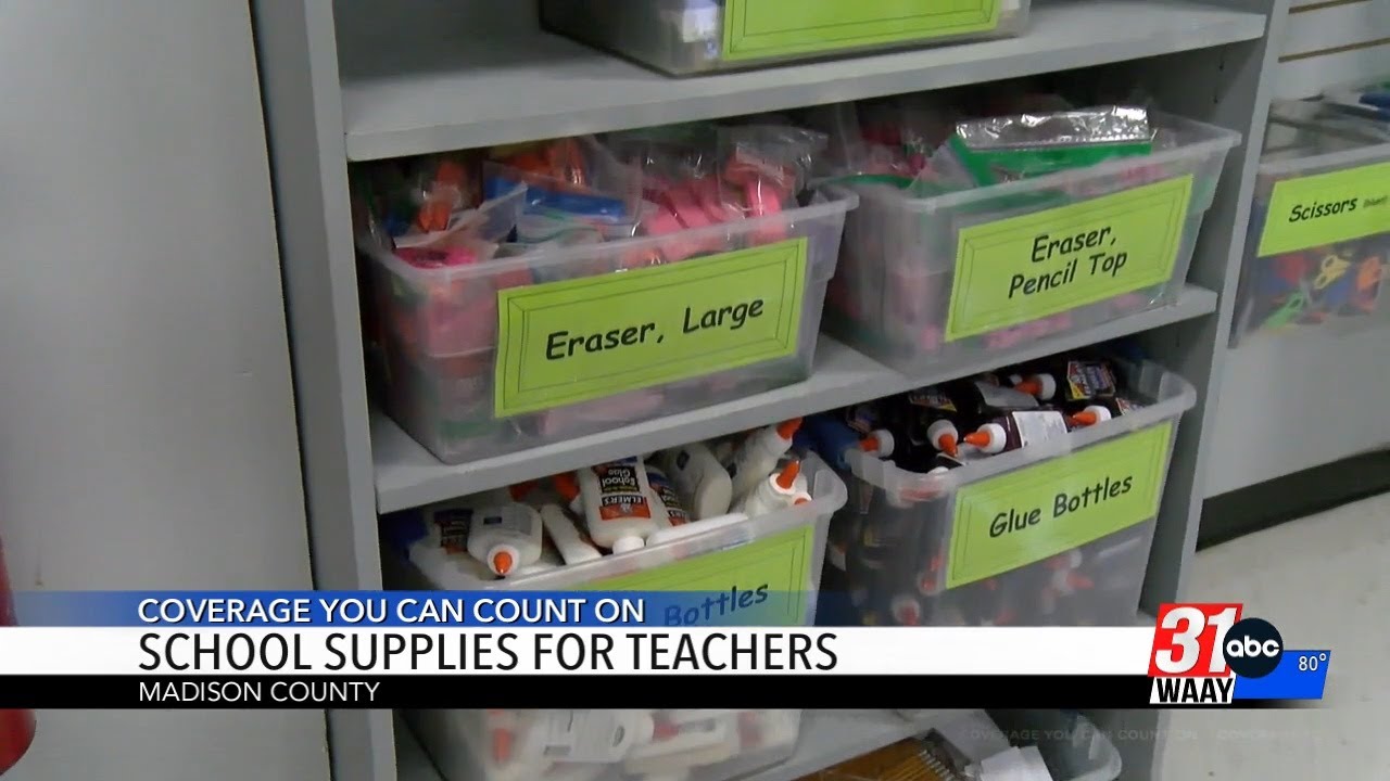Nonprofit providing school supplies for teachers - YouTube