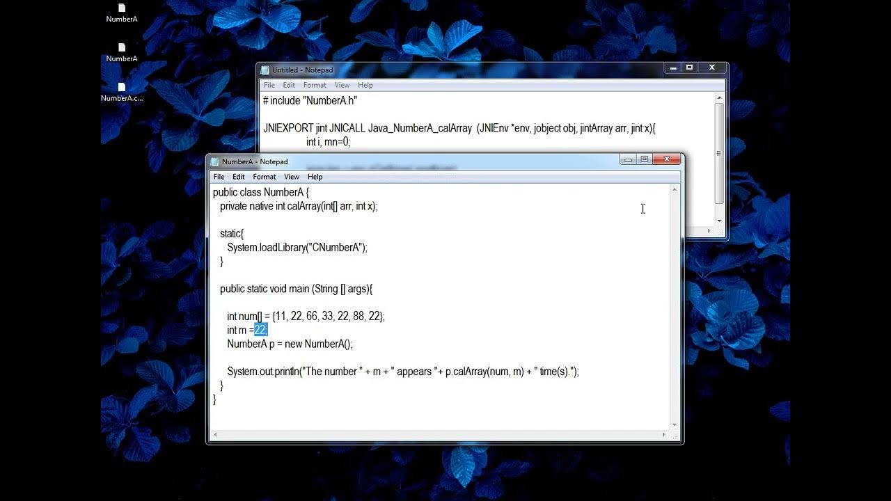 JNI - to process the Java array through direct pointer - YouTube
