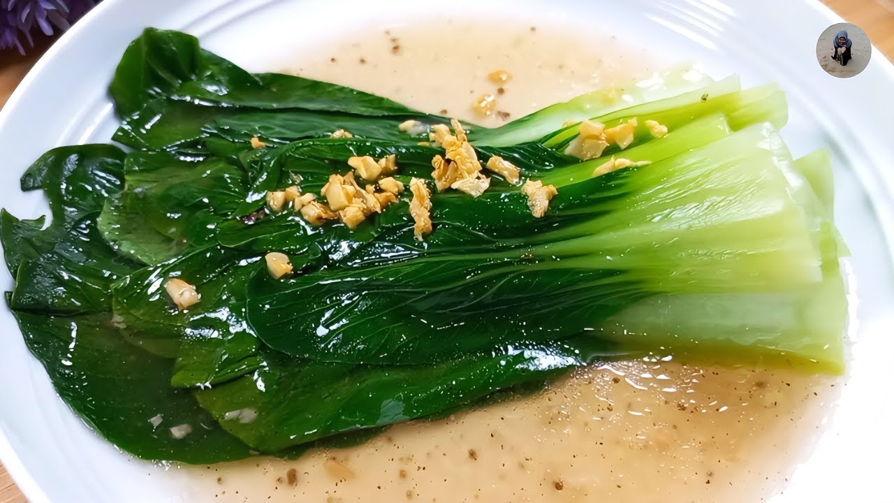 MASAK SAYUR SIMPLE SEHAT DAN ENAK | RESEP POKCOY BAWANG PUTIH SAUS ...