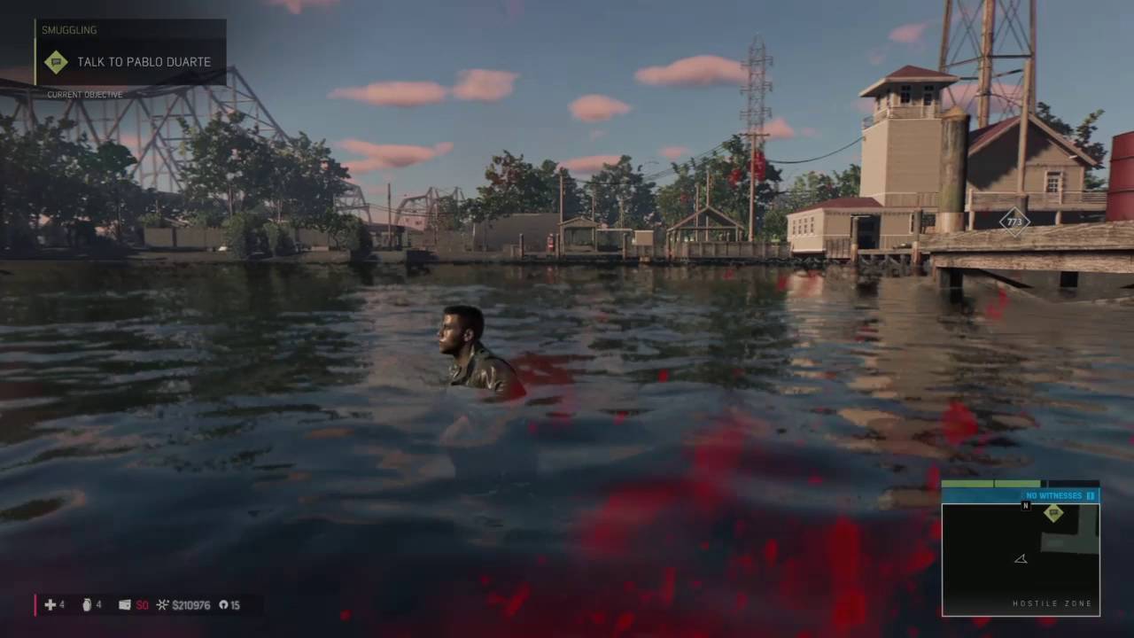 Mafia III: Getting Eaten By An Alligator - YouTube