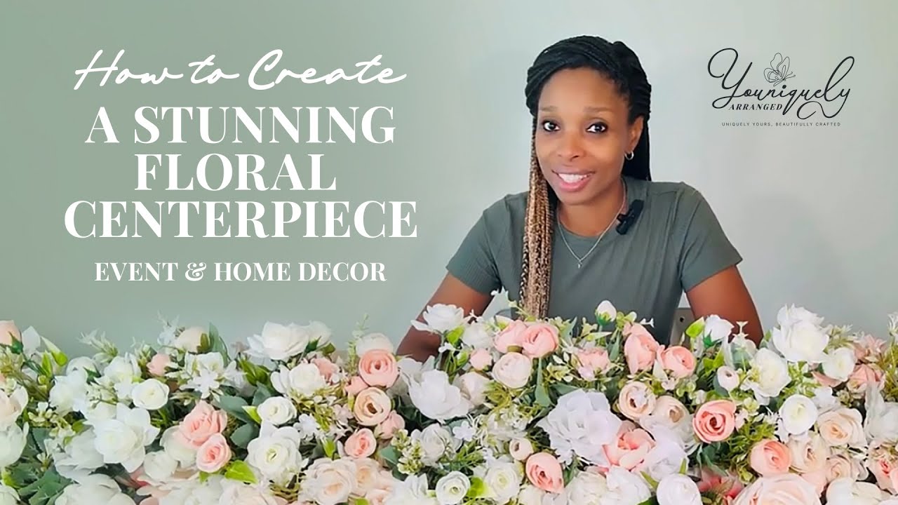 🌸 How to Create a Stunning Floral Centerpiece | Events & Home Decor 🌸 ...