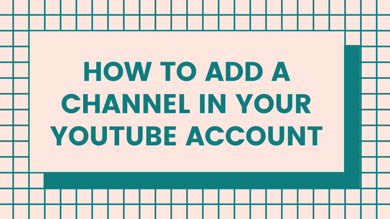 How to add a channel in your YouTube channel/Paano mag add ng channel ...