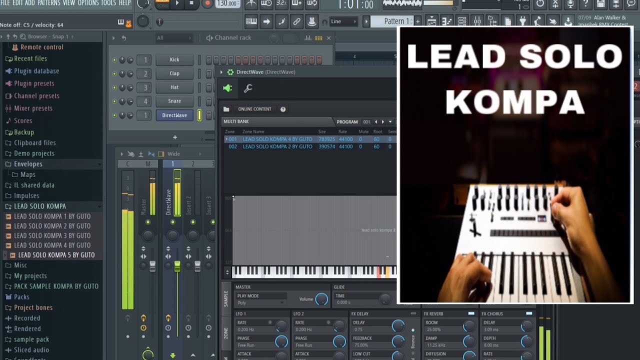 Solo synth kompa (Lead Solo Kompa) | Free Pack Sample kompa - YouTube