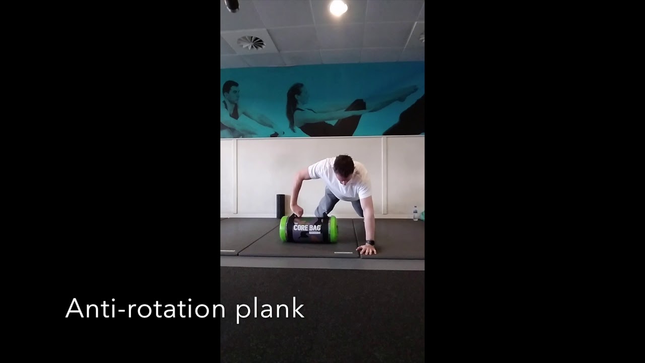 Anti rotation plank - YouTube