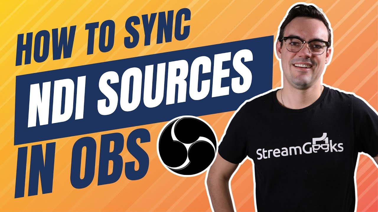 How to Sync NDI Audio & Camera Sources in OBS - YouTube