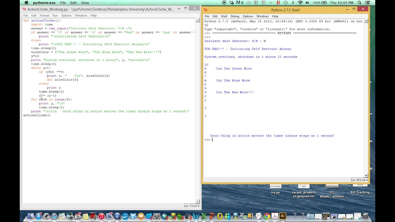General Script Walkthrough - YouTube
