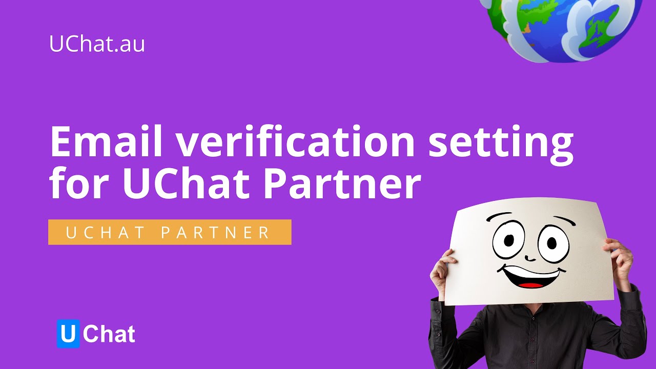 Email Verification Settings for UChat Partner - YouTube