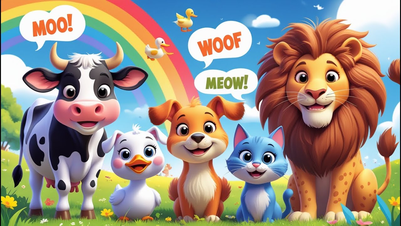 "What Does the Animal Say?" – Fun Sound Song for Kids! - YouTube