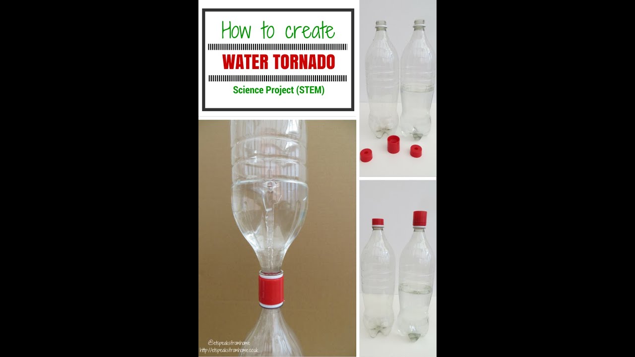 How to create water tornado - Science STEM - YouTube