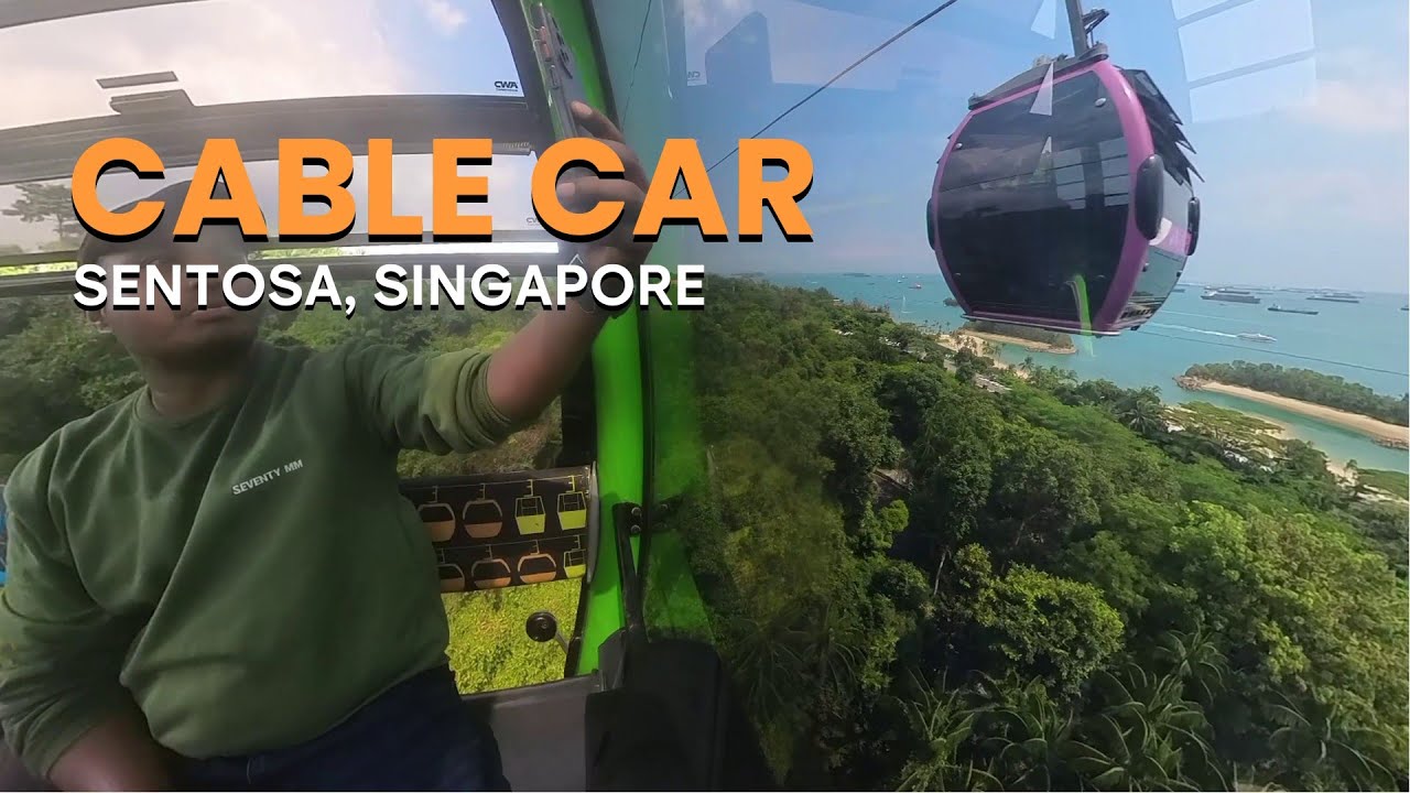 cable car Sentosa - YouTube
