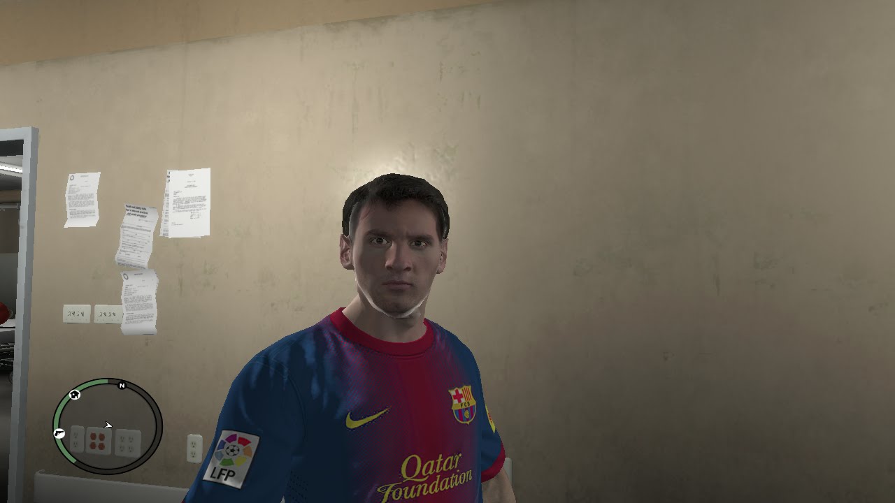 Grand Theft Auto IV Lionel Messi Mod Gameplay - YouTube