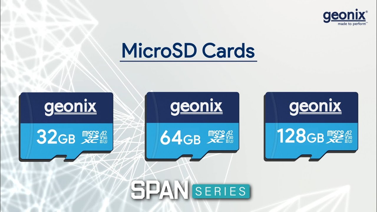 Geonix Micro SD Cards - YouTube