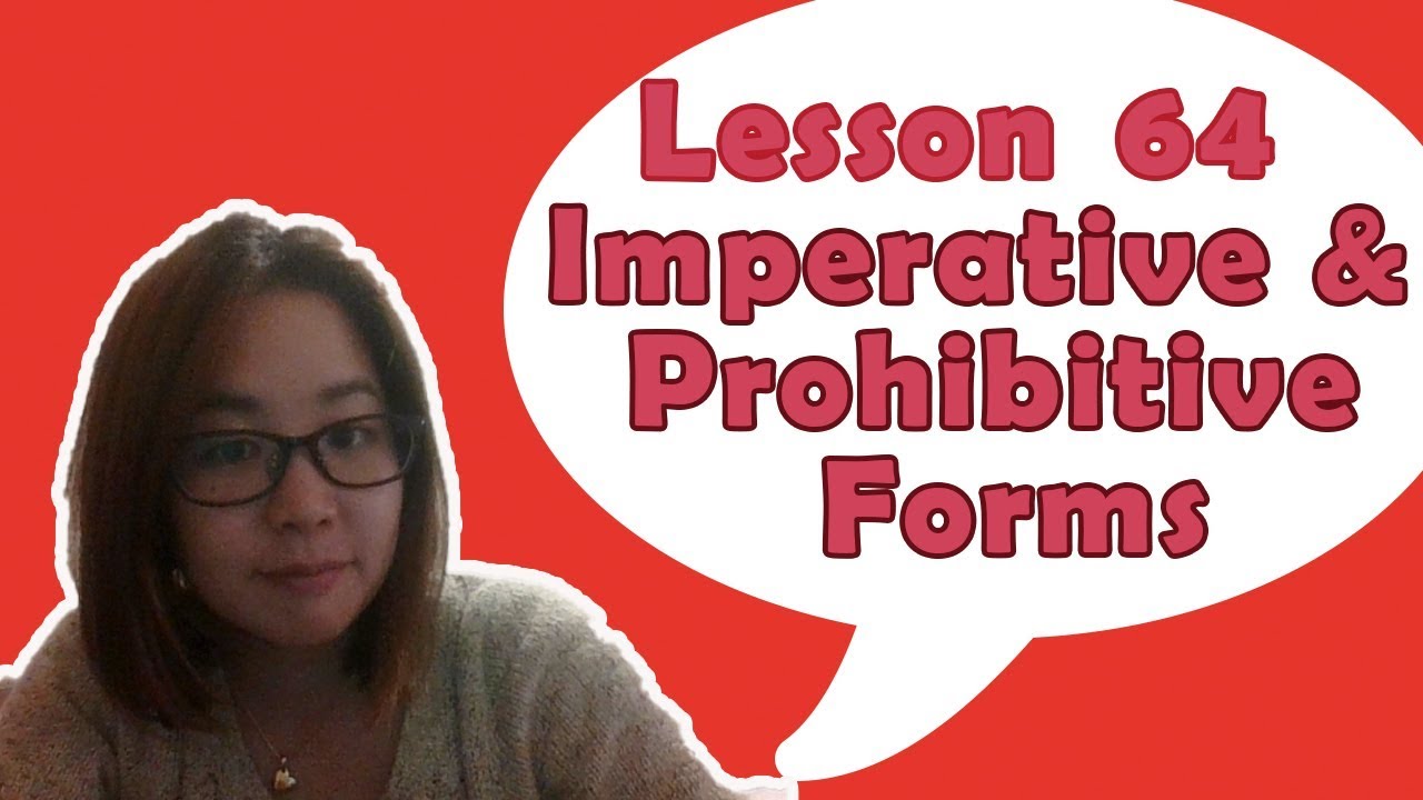 # 64 Learn Japanese - Imperative & Prohibitive Forms (食べろ！食べるな！書け！書くな ...