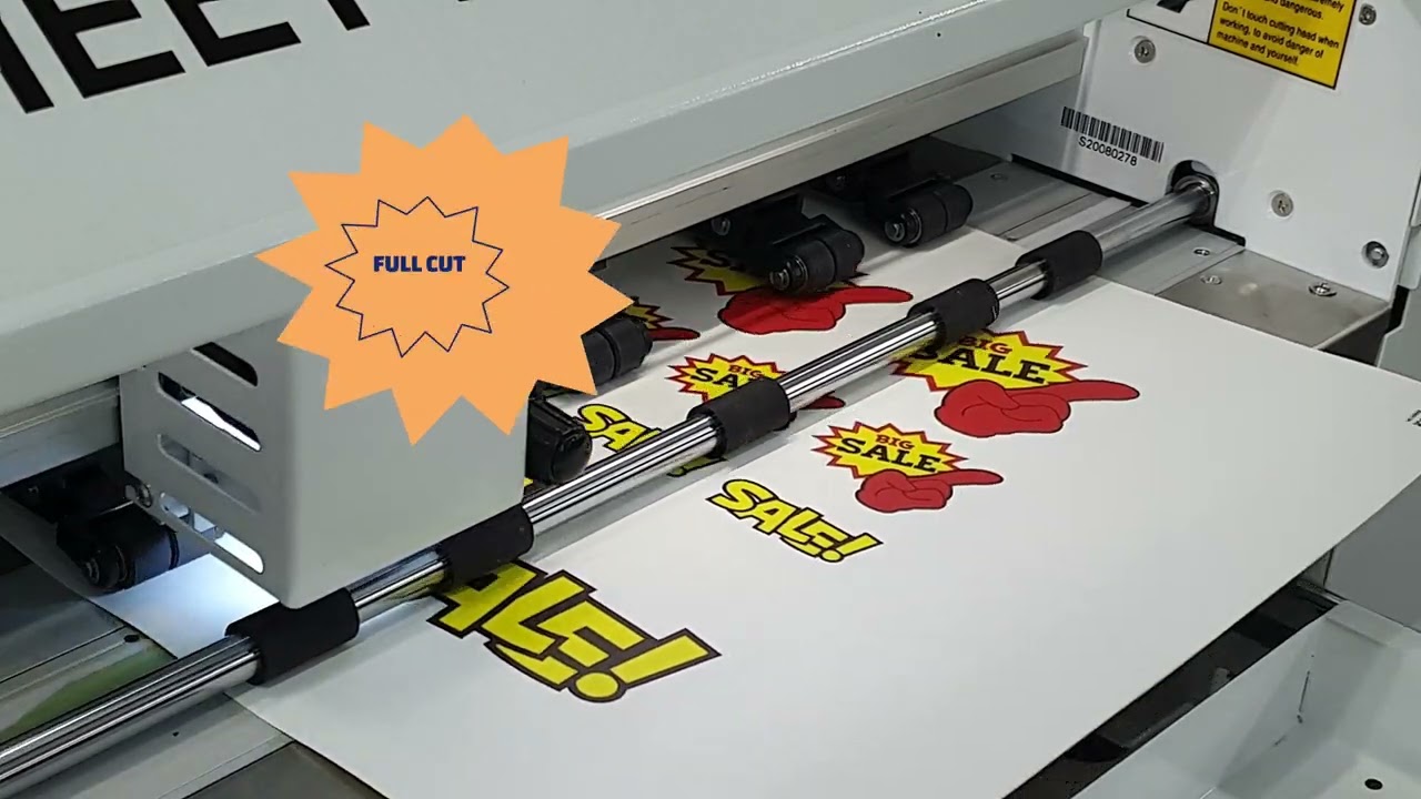 Digicut-Pro(디지컷프로) + Innovate-390Auto(자동코팅기:이노베이트390오토) full cut / 완컷작업 - YouTube
