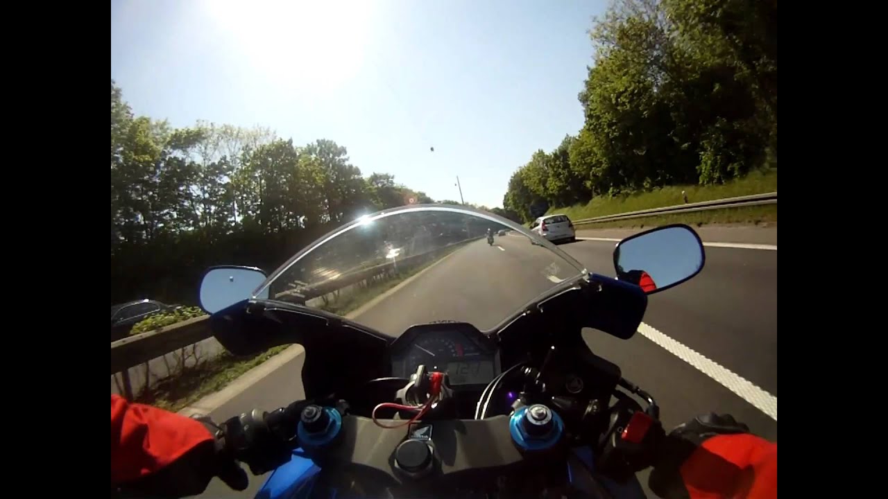 GoPro HD mit KFZ Halterung am Motorrad - YouTube