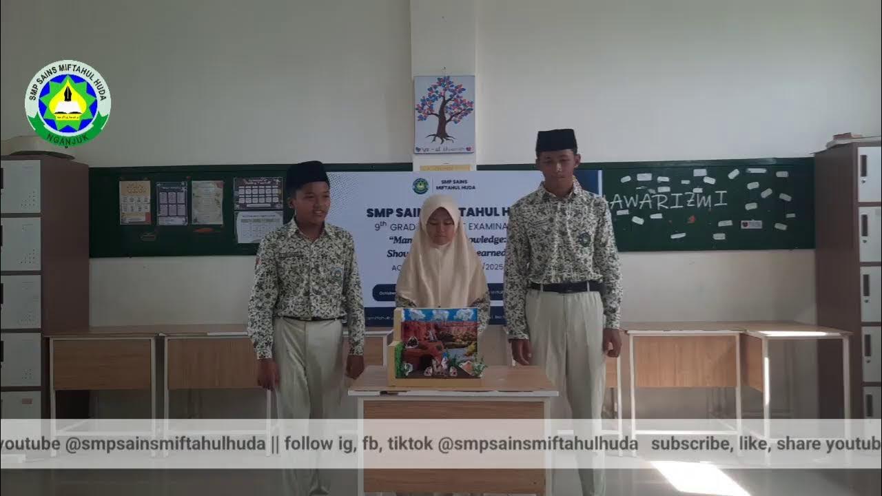 SMP SAINS MIFTAHUL HUDA Group 7, 9th Grade Social Practice Examination (part 3) - YouTube