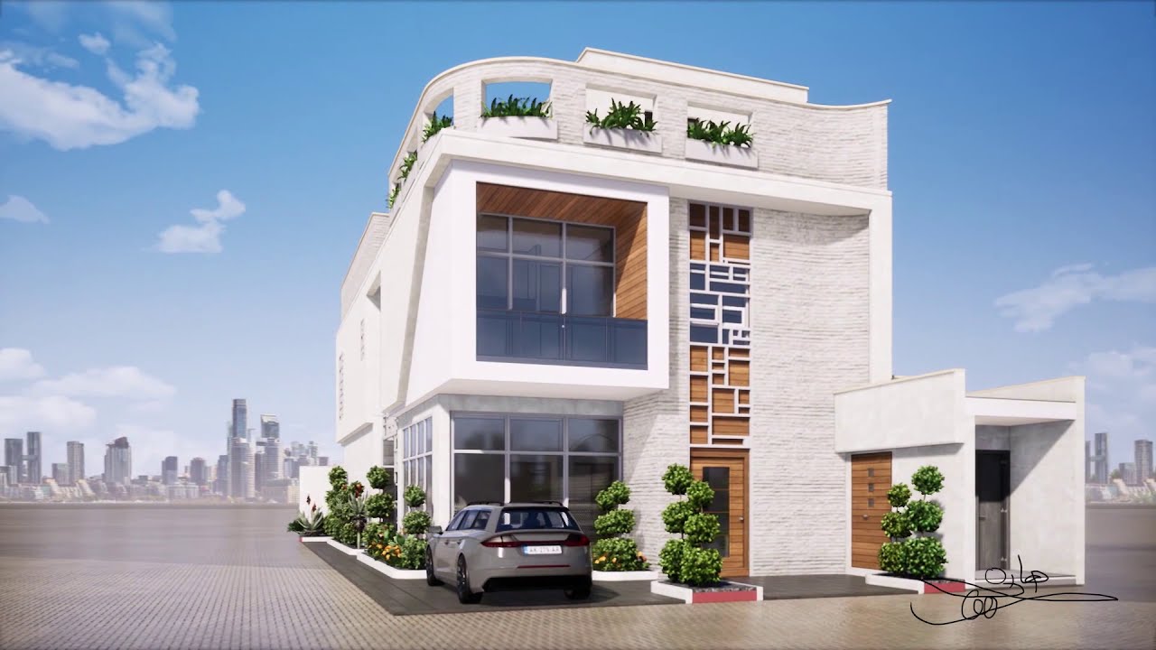 Time lapse: elevation design ( edit ) using revit and twinmotion. - YouTube