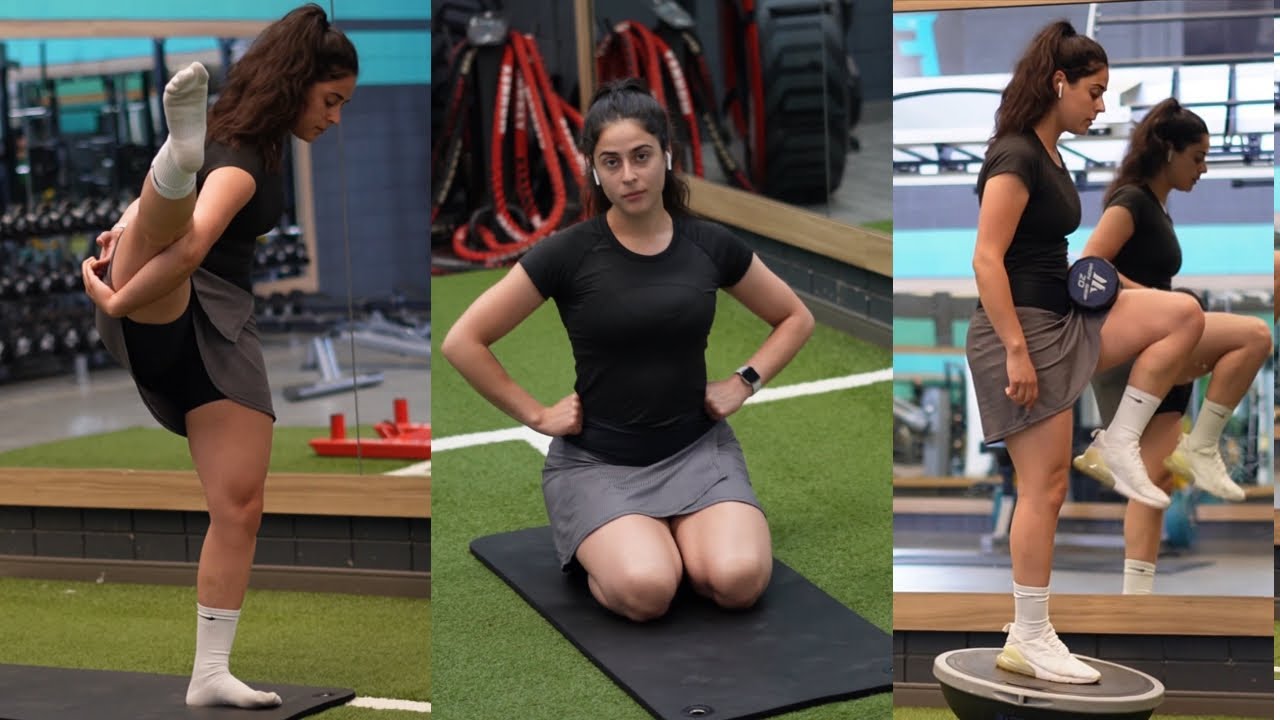 Light ISO Leg workout with Yoga warmup :) - YouTube
