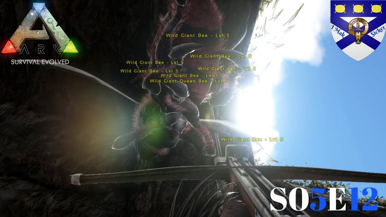 Ark Ragnarok (S05) -Ep 12 "Taming Queen Bee Getting Honey" -Multiplayer ...