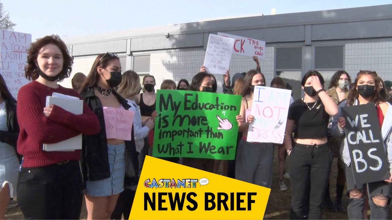 Students protest NorKam dress code - YouTube