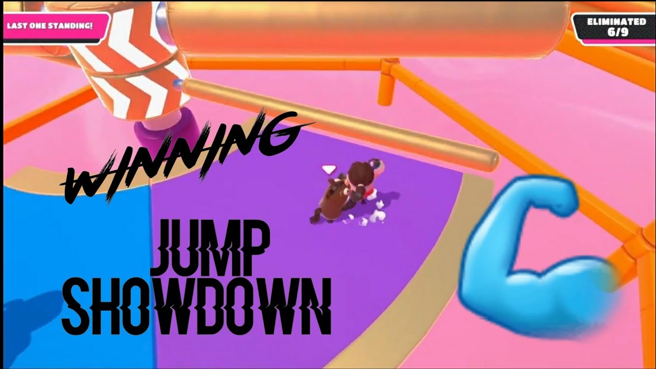 First time winning in jump showdown ( FALL GUYS) - YouTube