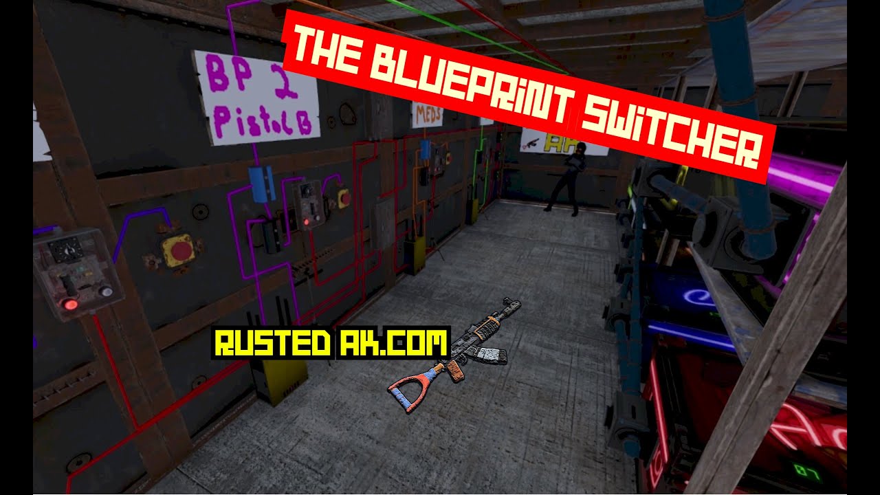 Rust Blue Print Switcher Industrial crafter #rust #gaming #facepunch ...