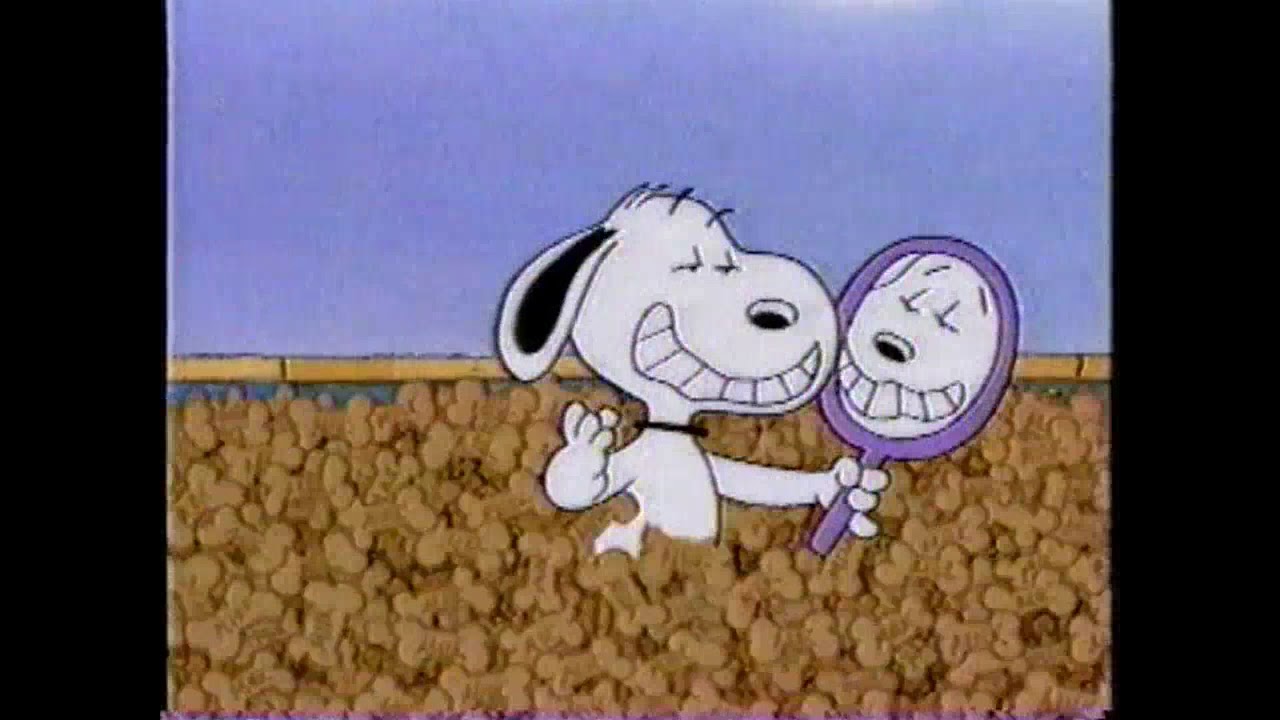 Milk Bones Commercial with Snoopy (1997) - YouTube