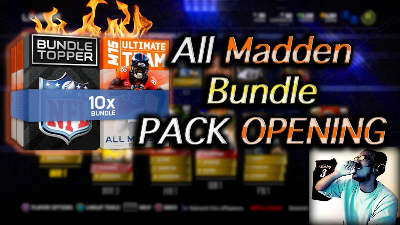 Madden 15 PS4 Ultimate Team Mode - FACECAM All Madden Bundle Pack ...