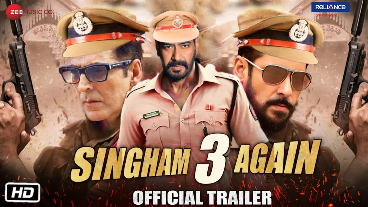 Singham 3 Again Official Trailer : Independence Day | Ajay Devgan ...